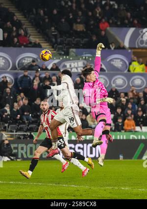 Sheffield United goalkeeper Michael Cooper during the Sky Bet ...