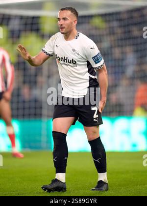 Derby County's Kane Wilson reacts following defeat in the Sky Bet ...