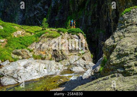 Clarabide Gorges Trail, Pyrenees Mountains, France Stock Photo - Alamy