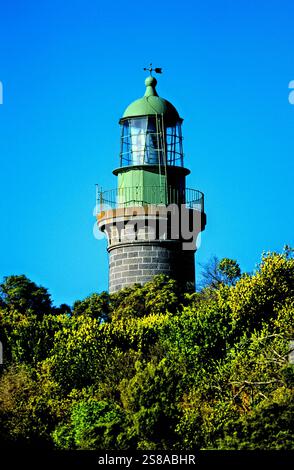 Black lighthouse, Queenscliff, Victoria, Australia Stock Photo - Alamy