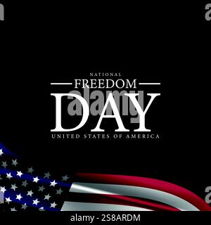 National Freedom Day A Time to Remember and Rejoice Stock Vector Image ...