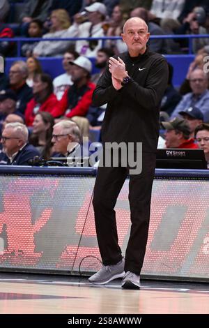 Butler head coach Thad Matta gestures during the first half of an NCAA ...