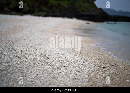 Empty seaside in spring at Aka Island, Zamami Village, Okinawa ...