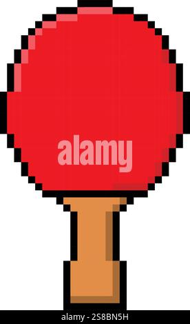 Red Rubber Ball Pixel Art Eight Bit Game Icon Stock Vector Image & Art ...