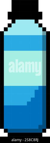 clean glass container game pixel art vector illustration Stock Vector ...