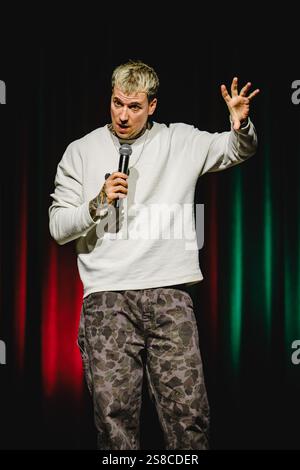Bern, Switzerland. 21st Jan, 2025. The Swiss comedian Fabio Landert ...