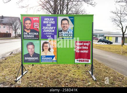 Friedrich Merz, CDU, Wahlplakat zur Bundestagswahl am 23.02.2025 ...