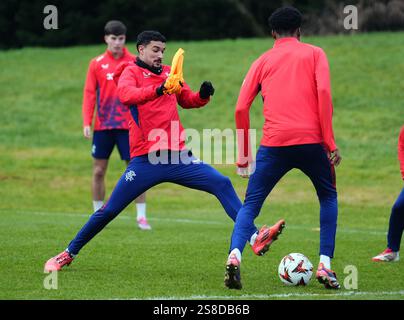 Rangers' Jefte during a training session at the Rangers Training Centre ...