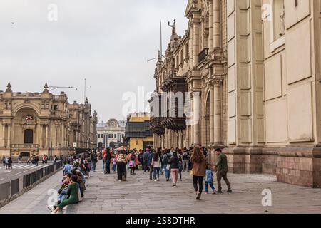 Lima Main Square - Peru Stock Photo - Alamy