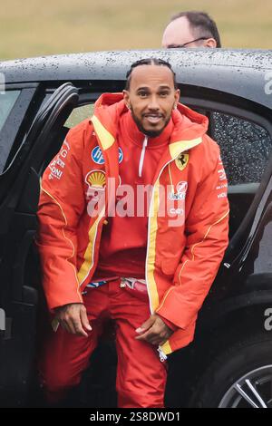 Circuit Of Fiorano, Italy. 22nd Jan, 2025. Lewis Hamilton tests the ...