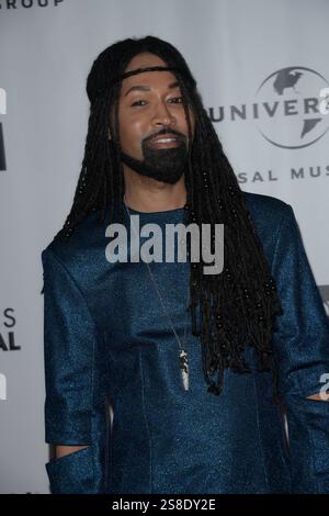 Ty Hunter attend the Universal Music Group's 2020 Grammy after party ...