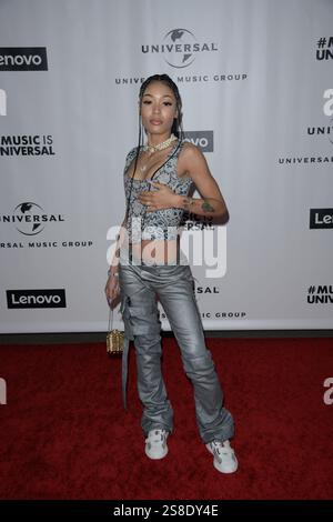 Coi Leray attend the Universal Music Group's 2020 Grammy after party ...