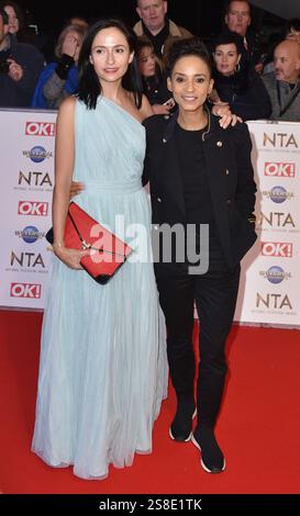 Kate Holderness and Adele Roberts, National Television Awards, The O2 ...