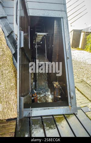 Historic Kockengse Windmill: Interior view of a traditional Dutch ...