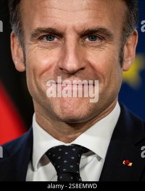 German Chancellor Olaf Scholz smiles at the "BILD100" event, on the ...