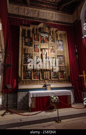 chapel inside Alcázar of Segovia Stock Photo - Alamy