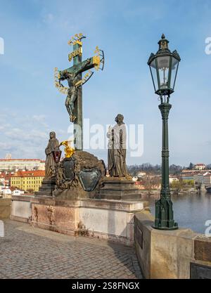 The Sculpture of Calvary, The Crucifix with the Virgin Mary and John ...