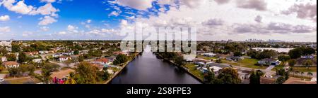 Panorama Miami aerial photo 2025 prints Stock Photo - Alamy