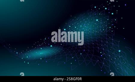 3D nanotechnololy dots texture cyberspace. Nano fiber chemical modern ...