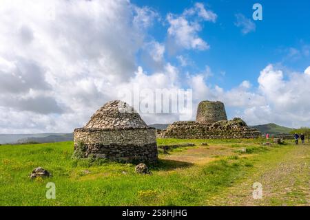 View of Nuraghe Santu Antine, prehistoric stone tower in northern ...
