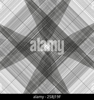 Intersecting line star. Geometric layered pattern. Optical abstract ...