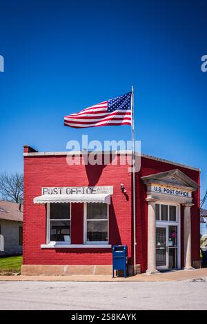 Springfield, MO USA - April 28, 2018: Blue and gray color coordinated ...
