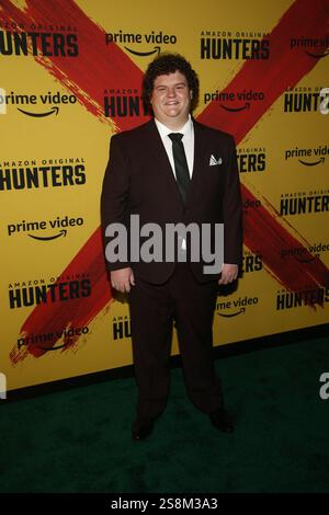 Caleb Emery at the 'Hunters' TV show premiere, Arrivals, DGA Theater ...