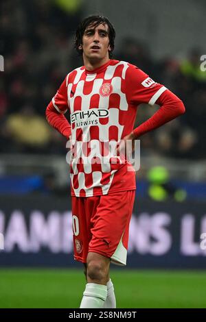 Bryan Gil of Girona FC in action during the Spanish league, La Liga EA ...