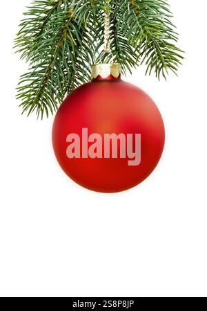 An image of a nice red christmas ball Stock Photo - Alamy