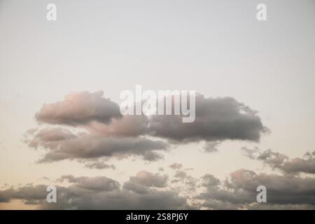 Grey color clouds partly cover the sky in the daytime Stock Photo - Alamy
