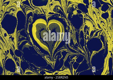 Ebru marble conch effect surface pattern design for print Stock Photo ...