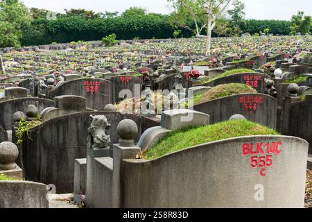 The Choa Chu Kang Cemetery in Singapore, Southeast Asia Stock Photo - Alamy