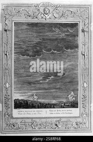 Castor and Pollux. Engraving depicting Jason and the Argonauts ...