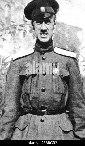 Baron Pyotr Nikolayevich Wrangel (1878-1928), commanding general of the ...