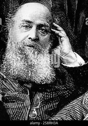 James Joseph Sylvester (1814-1897). English mathematician Stock Photo ...