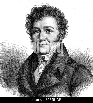 Portrait of Louis Jacques Thénard (1777-1857) a French chemist. Dated ...