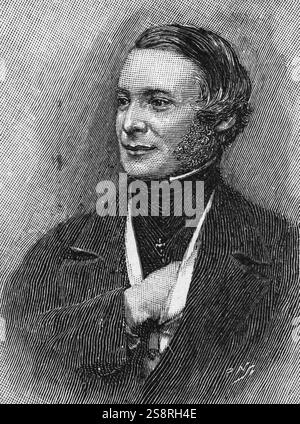 Portrait of Samuel Smiles (1812-1904) a Scottish author and government ...