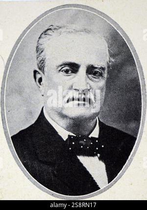 A photograph of John Redmond, an Irish political leader, standing next ...
