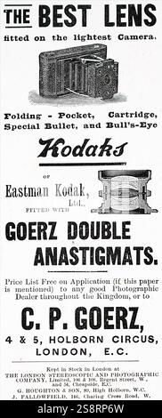 GEORGE EASTMAN (1854-1932) American inventor of roll film and founder ...