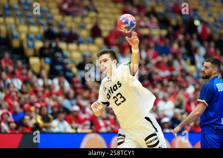 Wurf/Tor Renars Uscins (Deutschland, #23) DEN, Serbien vs. Deutschland ...