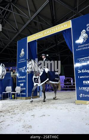 Dries van der Linden with Castello during the De Telegraaf Prize 1.35m ...
