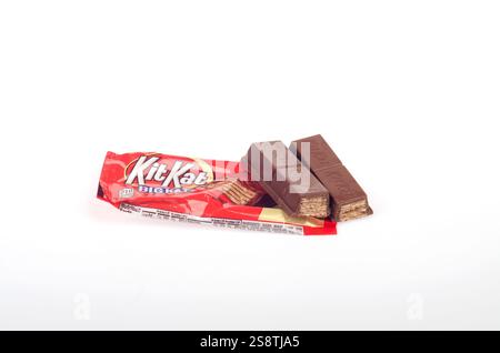 Kit Kat Big Kat Candy Bar on White Stock Photo - Alamy