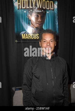 Actor Marcus Chong from "The Matrix" poses for photos and signs autographs at the Hollywood Show ...