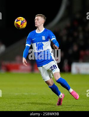 Birmingham City's Jay Stansfield during the Vertu Trophy Semi Final ...
