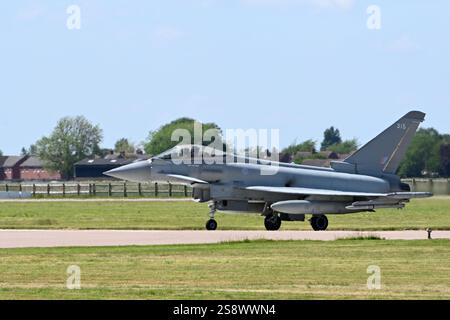 NATO fighter jets scramble, Eurofighter Typhoon jet on Quick Reaction ...
