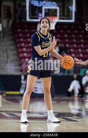 Notre Dame guard Sonia Citron (11) drives around Michigan guard Jordan ...