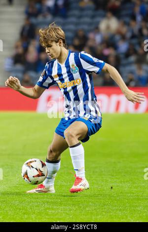 Rodrigo Mora of FC Porto during the UEFA Europa League 2024/25 Knockout ...