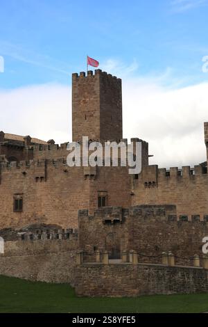 Spain. Navarre. Castle of Xavier. Birthplace and childhood home of ...