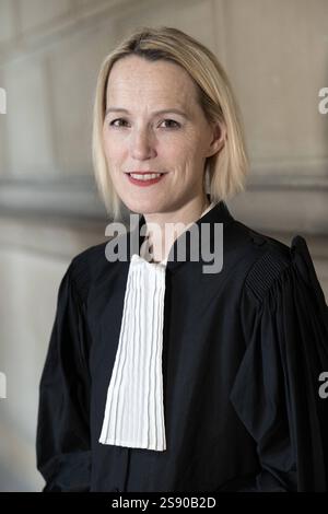 Lawyer Emilie Chandler poses at the courthouse, on November 13, 2025 in ...