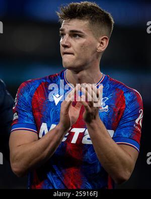 Justin Devenny of Crystal Palace FC lifts the trophy during the award ...